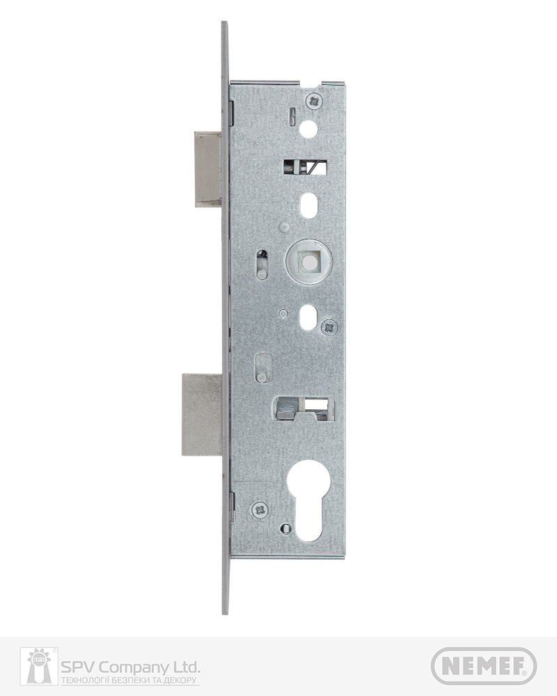 інформація про Врізний замок NEMEF 9673/08 з розділеним штоком 9mm, що ...