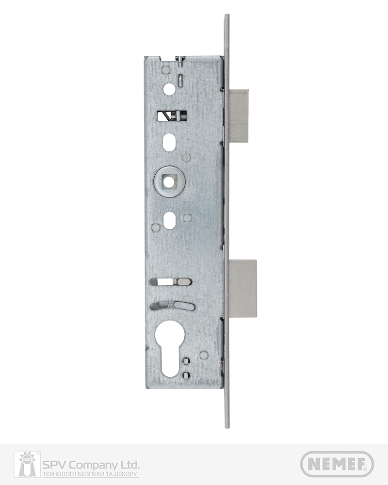 інформація про Врізний замок NEMEF 9673/08 з розділеним штоком 9mm, що ...